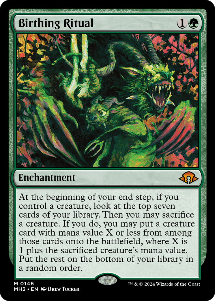 Abzan Birthing Ritual - Modern Magic: The Gathering deck by YungDingo